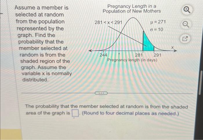Solved assume a member is selected at random from the | Chegg.com