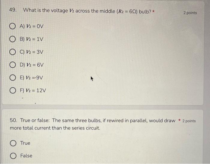 Solved The series circuit shown is built using an 30 -volt | Chegg.com