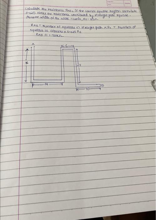 Solved 16 calculate the resistance RAB, if the corner square | Chegg.com