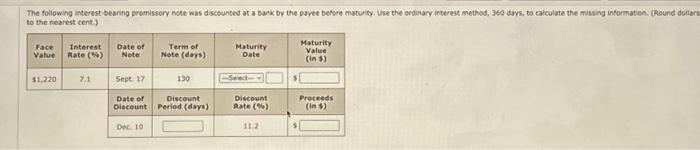 Solved to the nearest cent) | Chegg.com