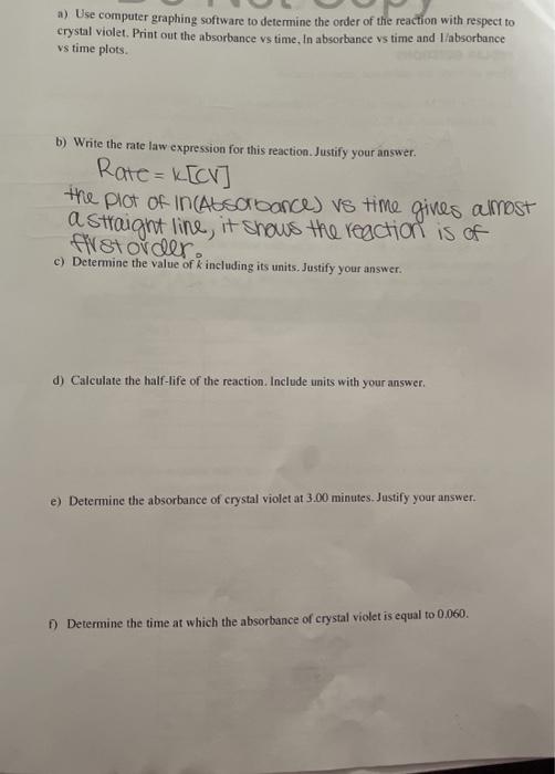 Solved 3. A student mixes 3.00 mL of 2.27 x 10%M crystal | Chegg.com