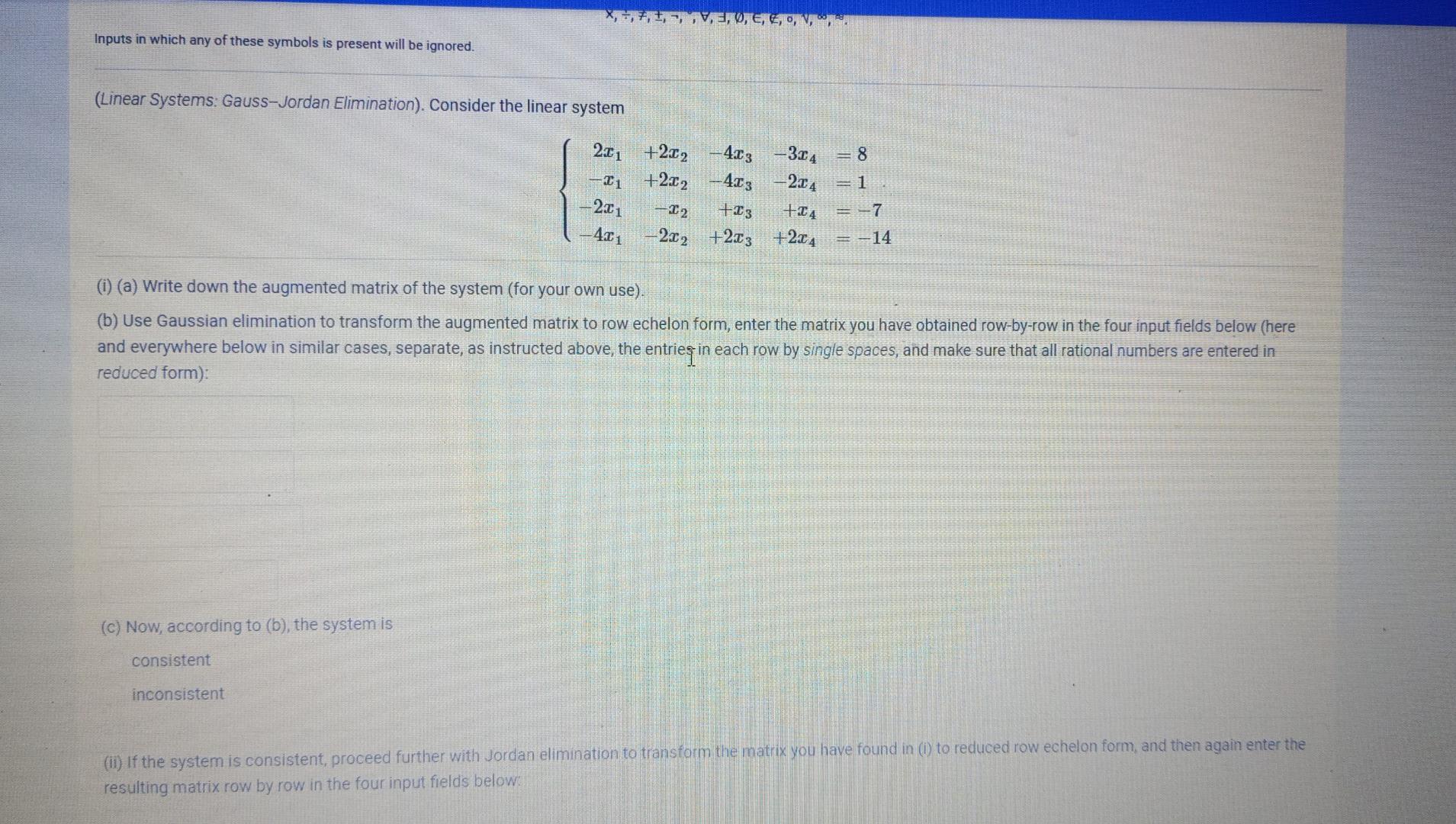 Solved GENERAL GUIDELINES FOR ALL QUESTIONS All rational | Chegg.com