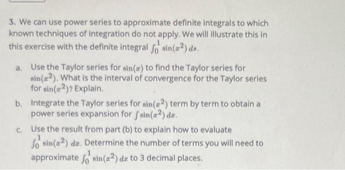Solved 1. Finding coefficients in a power series expansion | Chegg.com