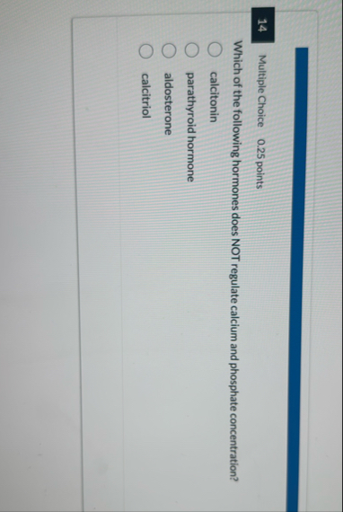 Solved Multiple Choice 0.25 ﻿pointsWhich of the following | Chegg.com