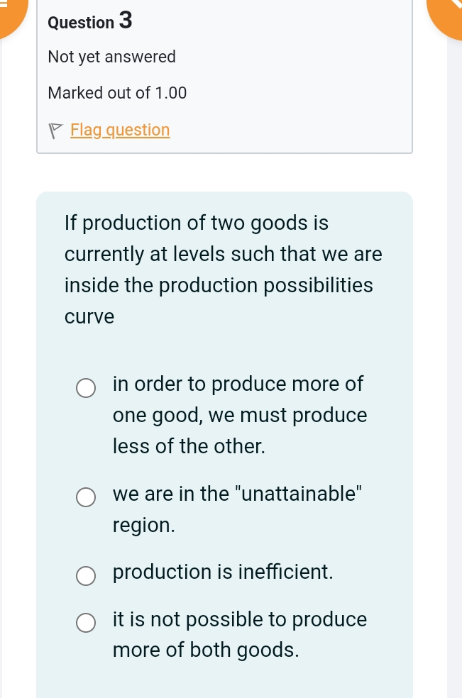 Solved Question 3Not yet answeredMarked out of | Chegg.com
