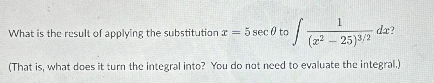Solved What is the result of applying the substitution | Chegg.com