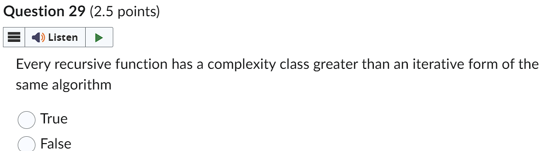 Solved Question 29 (2.5 points) | Chegg.com Solved Question 29 (2.5 points) | Chegg.com