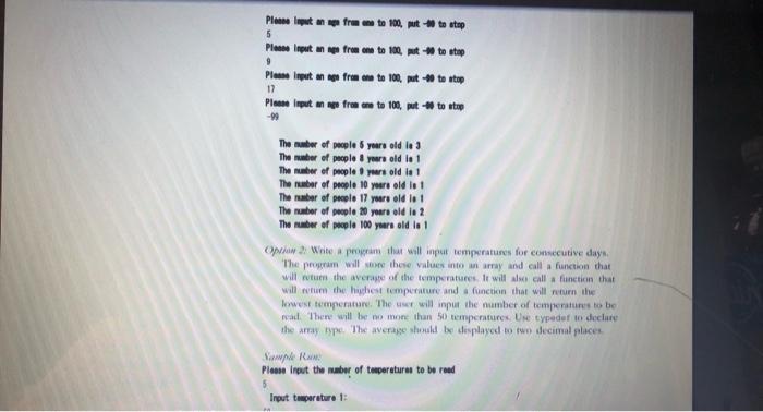 Solved LAB 7.4 Student Generated Code Assignments Option 1: | Chegg.com