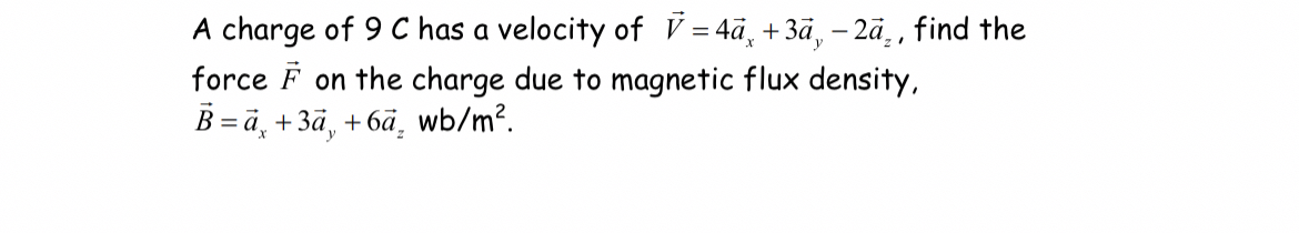 Solved A charge of 9C ﻿has a velocity of | Chegg.com