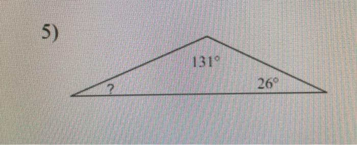 Solved Find the measure of each angle indicated. 5) 130 ༡ | Chegg.com