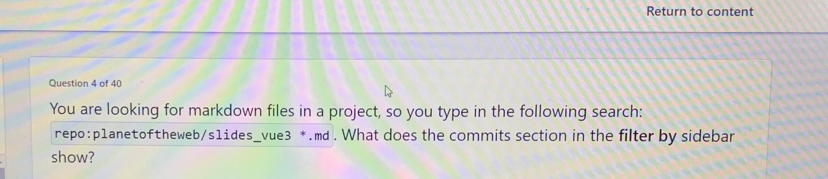 Solved Return to contentQuestion 4 ﻿of 40You are looking for | Chegg.com