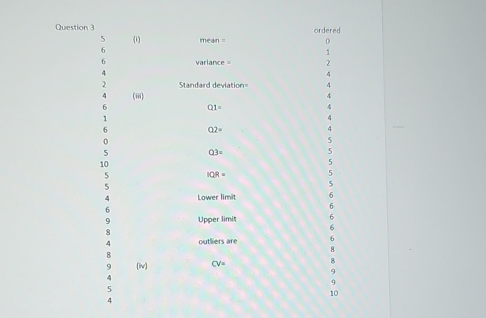 Solved Question 3 | Chegg.com