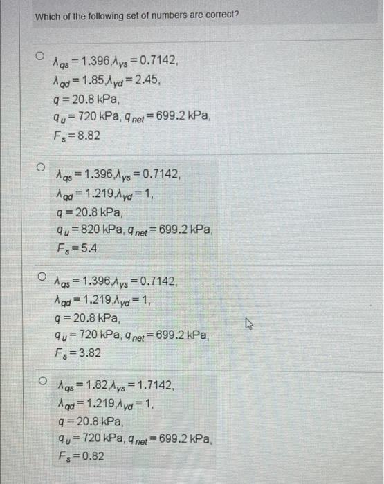 Solved The following square footing carries a a one-way | Chegg.com