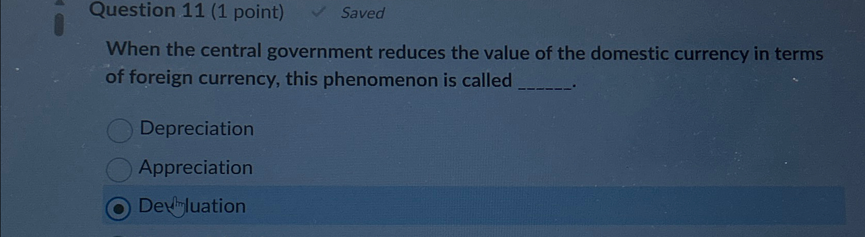 Solved Question 11 (1 ﻿point)SavedWhen the central | Chegg.com