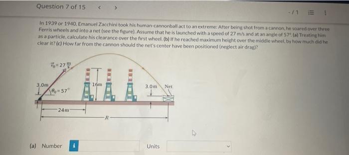 Solved In 1939 or 1940 . Emanuel Zacchini took his | Chegg.com