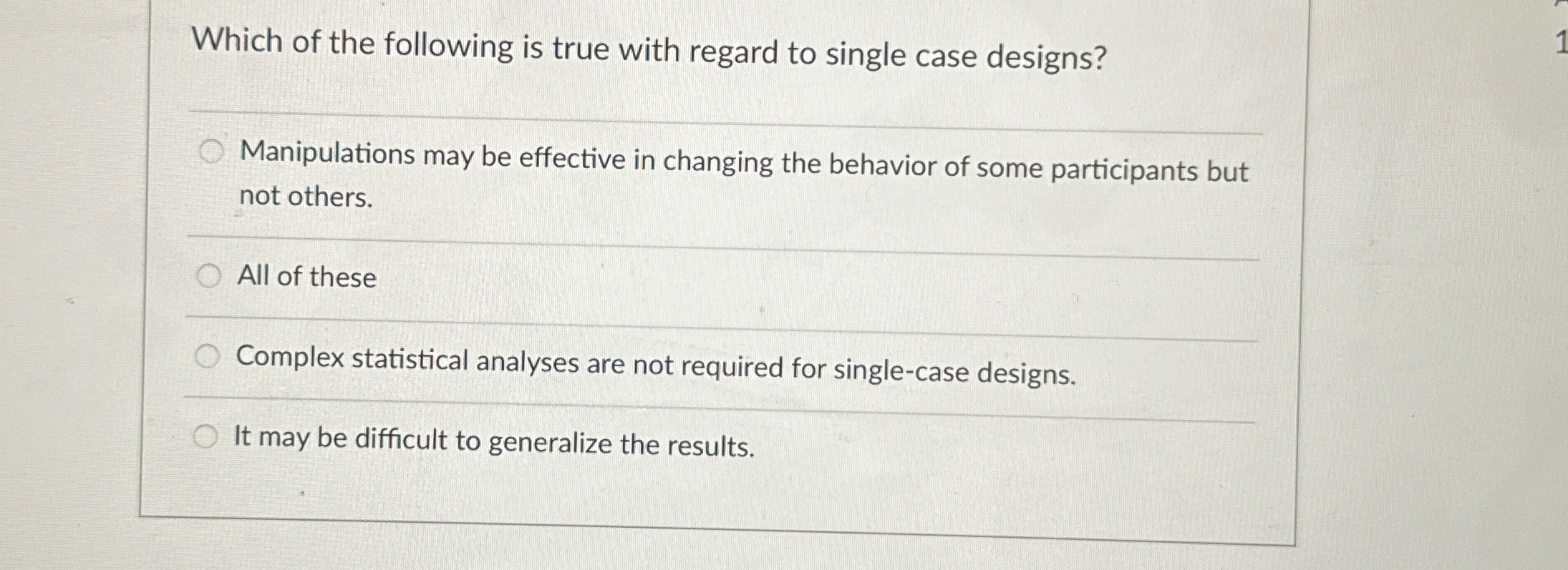 Solved Which of the following is true with regard to single | Chegg.com