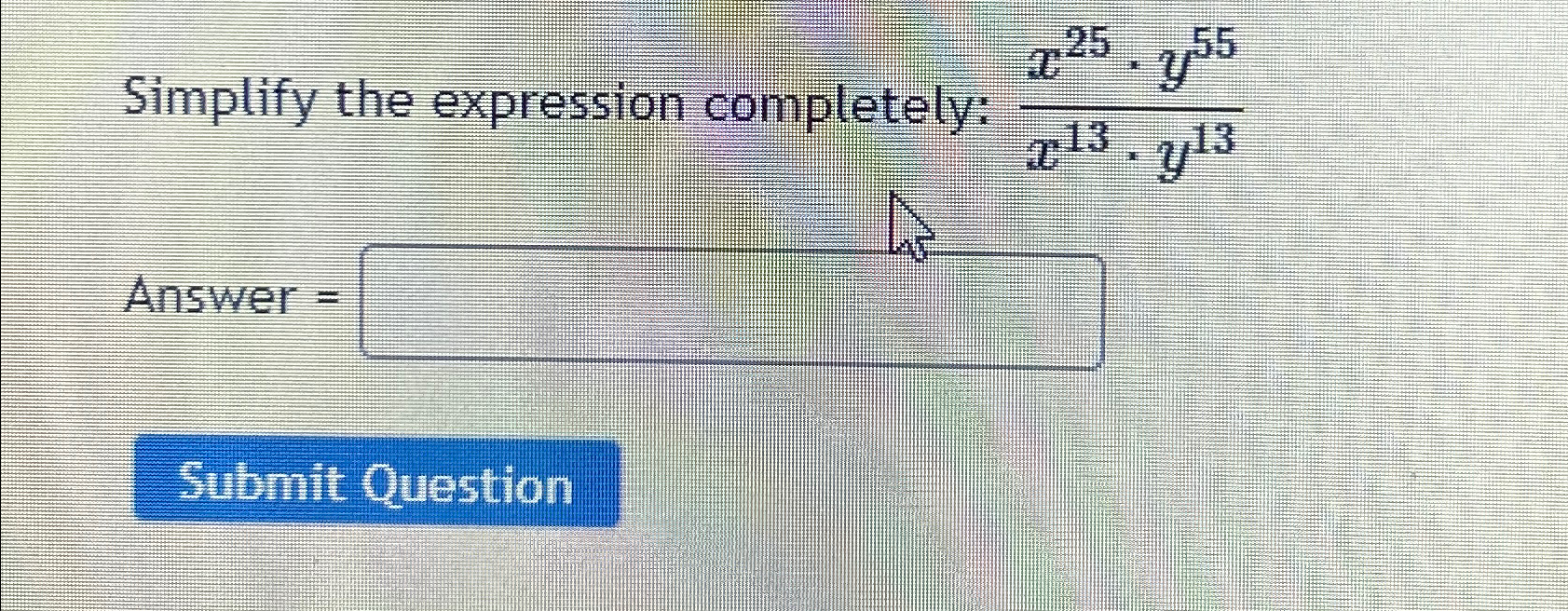 Solved Simplify the expression completely: | Chegg.com Solved Simplify the expression completely: | Chegg.com