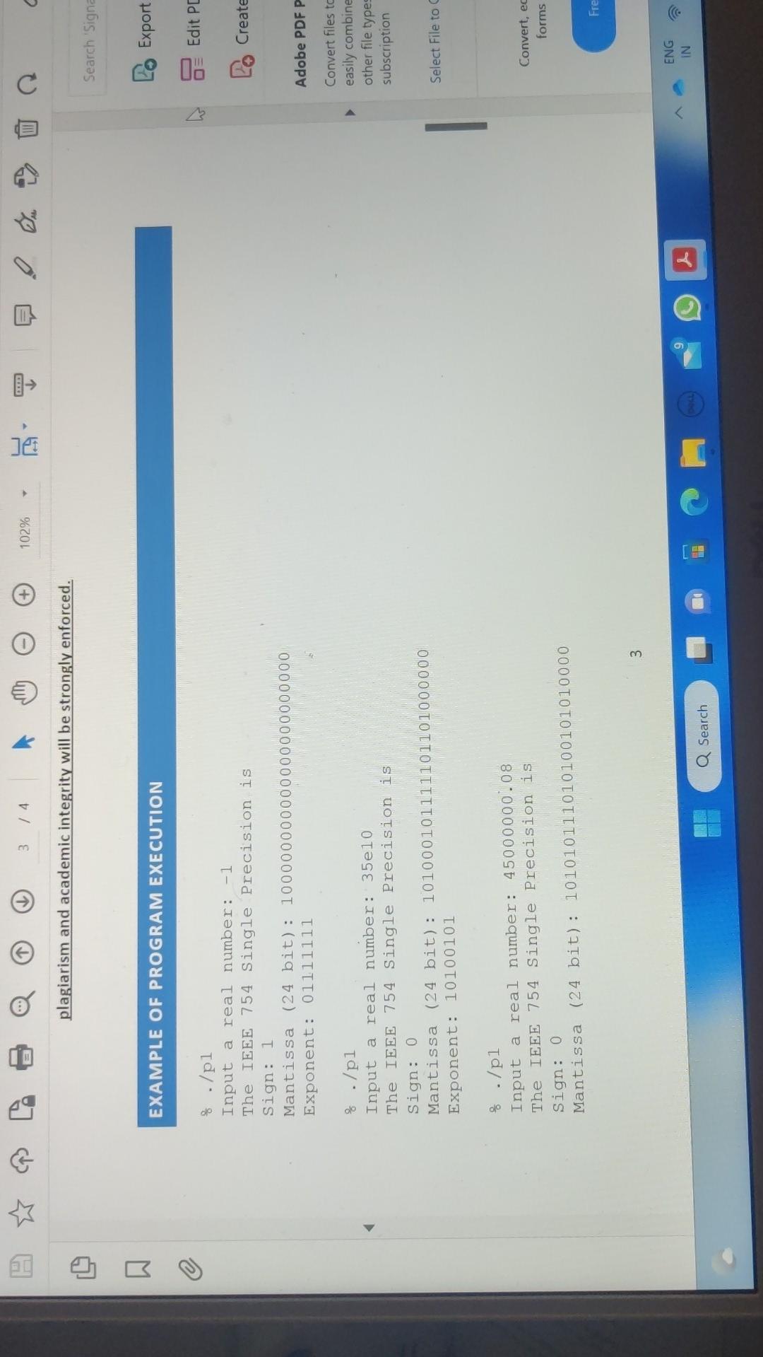 Solved You must write a C program that performs the | Chegg.com