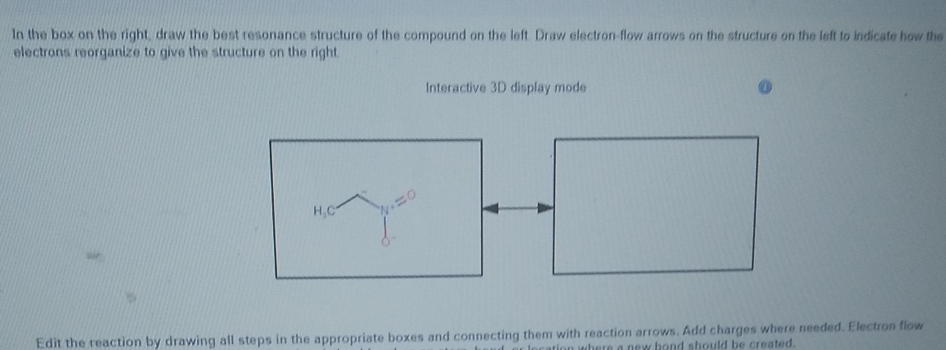 Solved In the box on the right draw the best resonance | Chegg.com