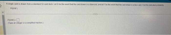 Solved P(D∩F) P(D∩F)= (Type an integer of as simpilfod | Chegg.com