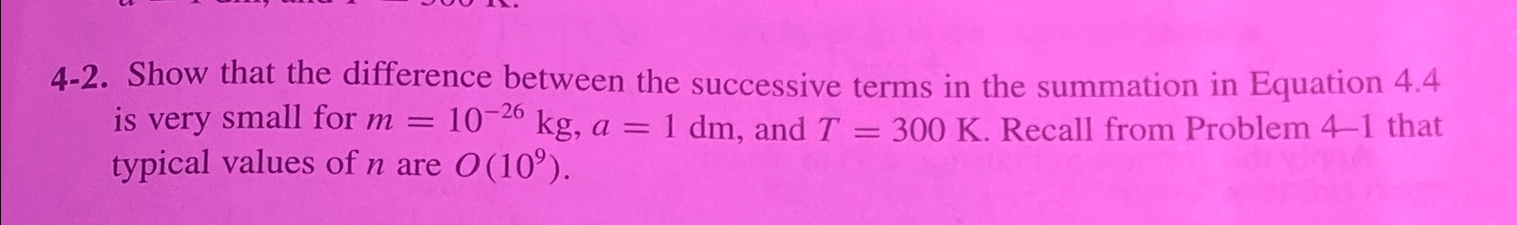 Solved 4-2. ﻿Show that the difference between the successive | Chegg.com