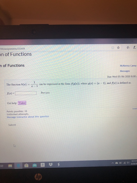 Solved 99/assignments/233439 on of Functions n of Functions | Chegg.com