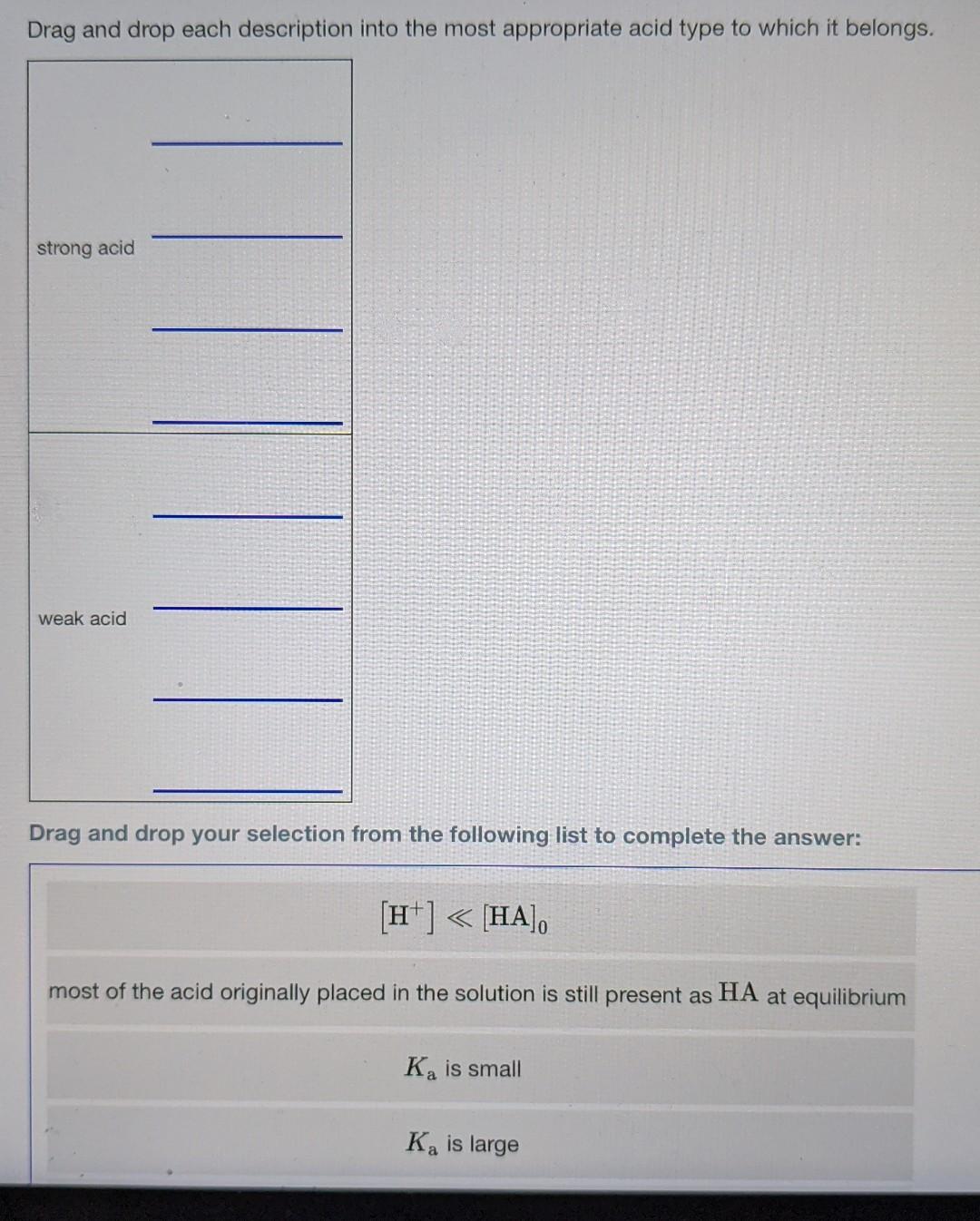 Solved Drag and drop each description into the most | Chegg.com