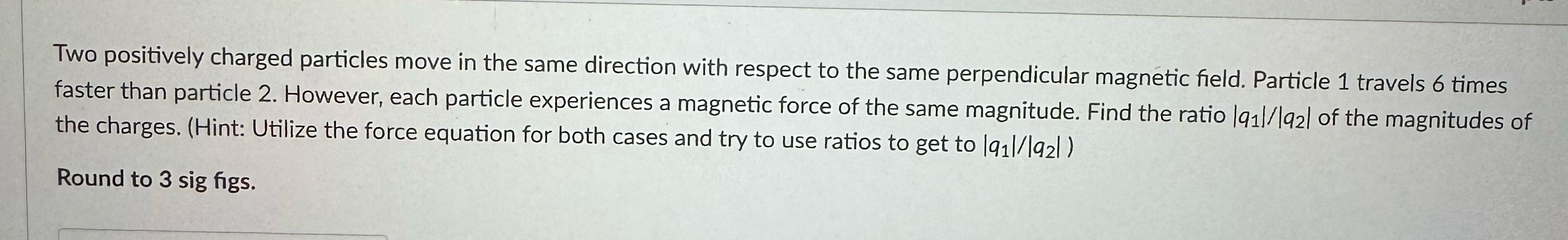 Solved Two positively charged particles move in the same | Chegg.com
