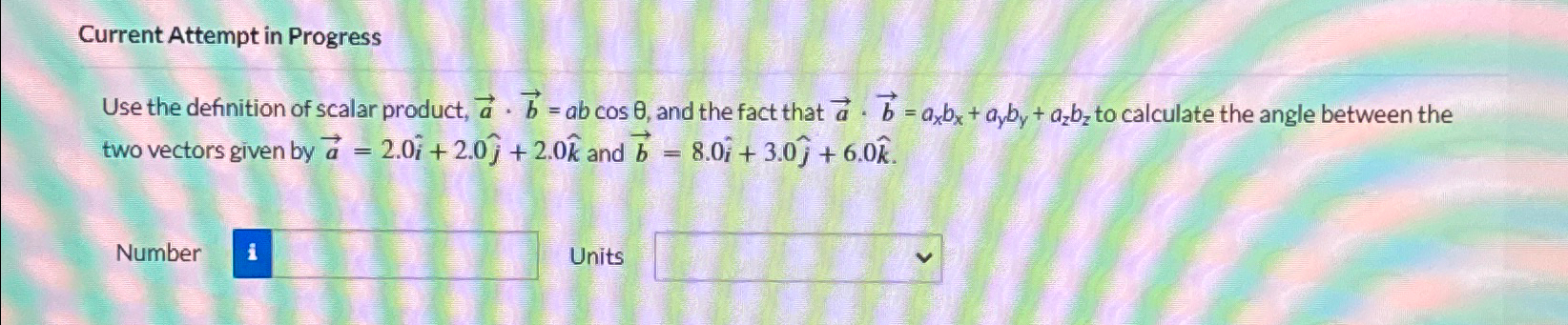 Solved Current Attempt in ProgressUse the definition of | Chegg.com