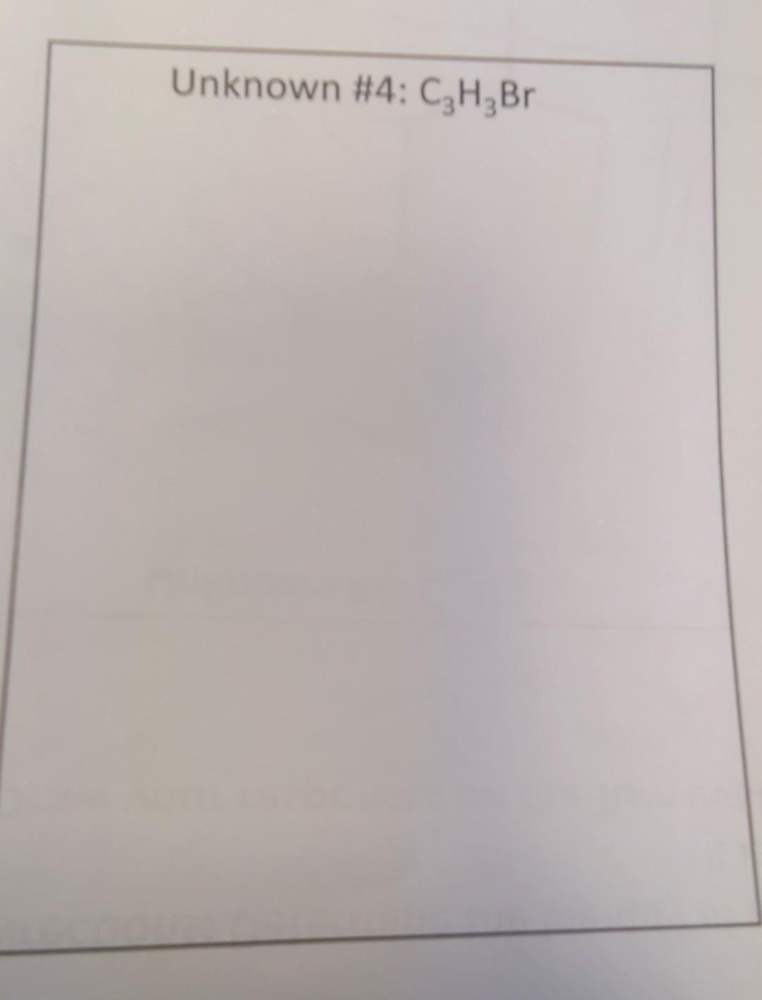 Solved Determine the identify of unknown structure by | Chegg.com