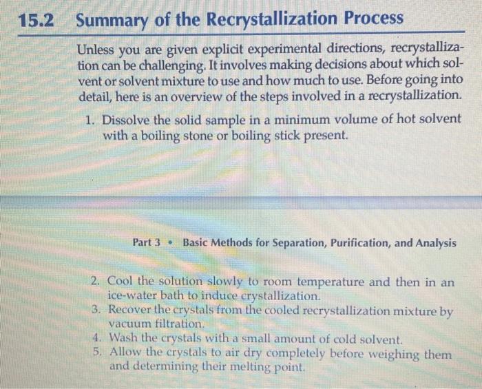 Solved Draw out an illustrative procedure with the 5 steps | Chegg.com