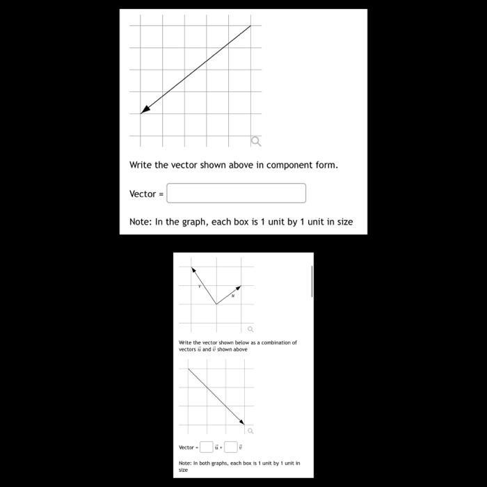 Solved Write the vector shown above in component form. | Chegg.com