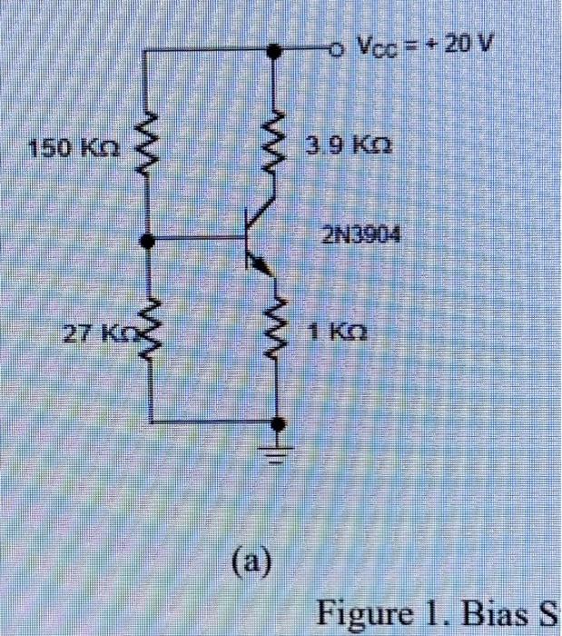 Solved 1. Consider the bias-stable circuit in Figure 1(a). | Chegg.com