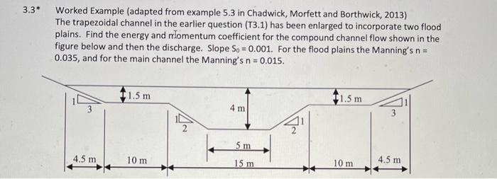 Solved Worked Example (adapted from example 5.3 in Chadwick, | Chegg.com