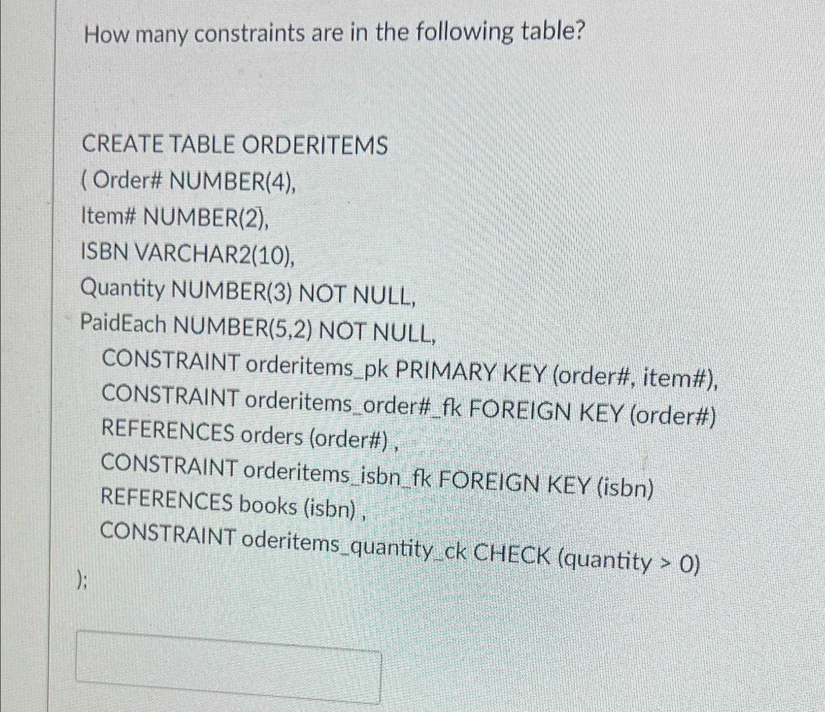 Solved How many constraints are in the following | Chegg.com