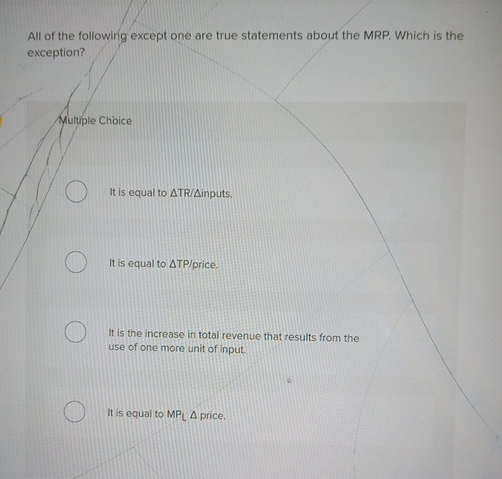 Solved All of the following except one are true statements | Chegg.com