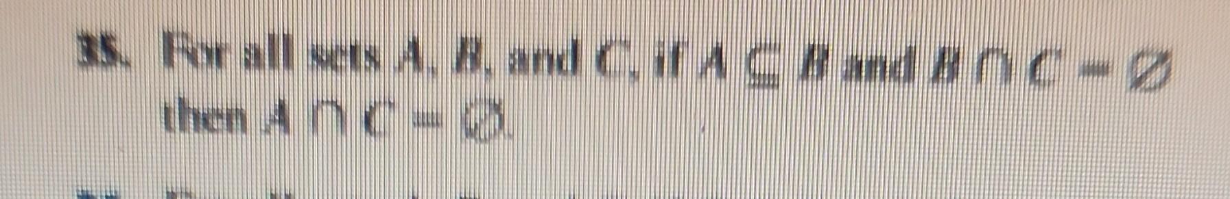 Solved use the element method for proving a set equals the | Chegg.com