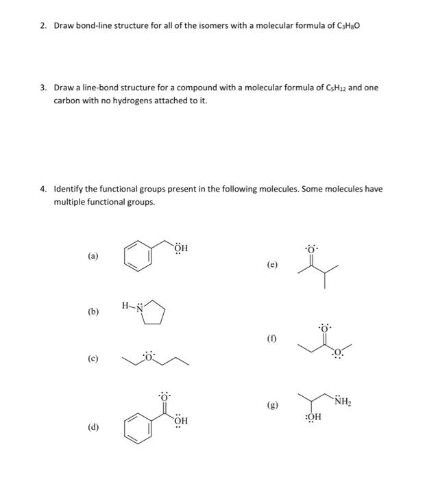 Solved 2. Draw bond-line structure for all of the isomers | Chegg.com
