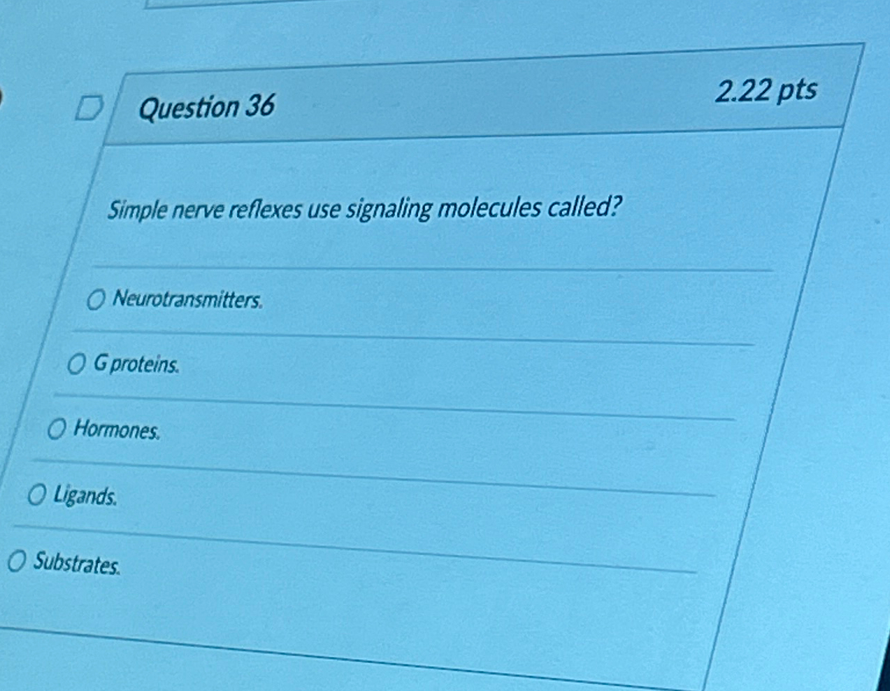 Solved Question 362.22 ﻿ptsSimple nerve reflexes use | Chegg.com