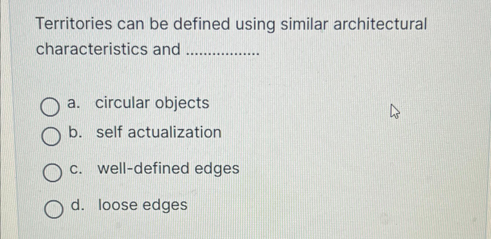 Solved Territories can be defined using similar | Chegg.com