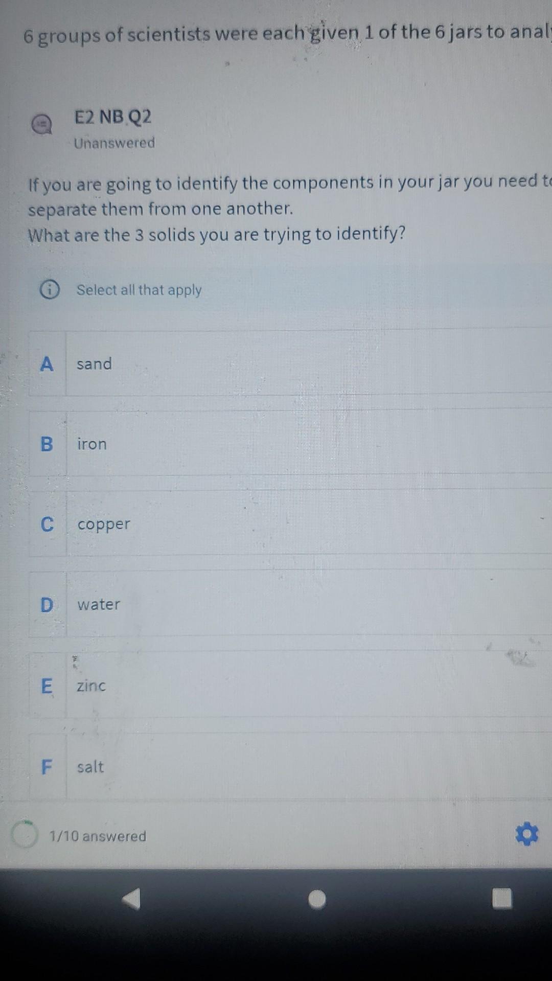 Solved if you are going to identify the component in your | Chegg.com