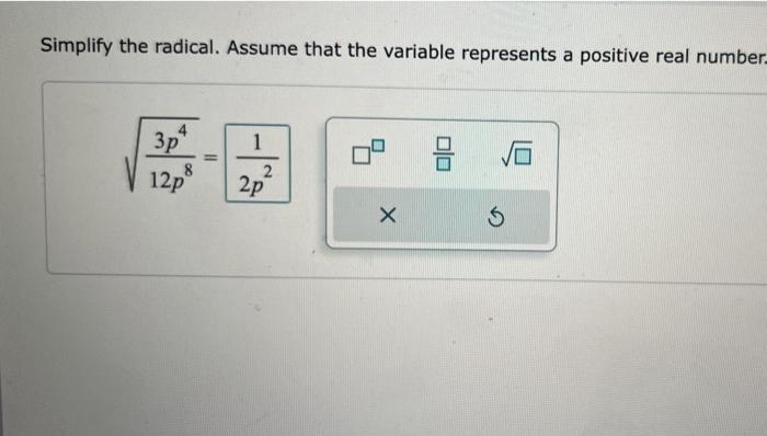 Solved Simplify the radical. Assume that the variable | Chegg.com