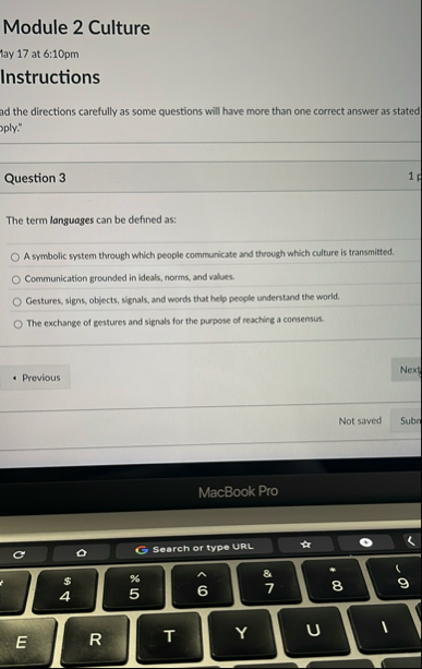 Solved Module 2 ﻿Culturelay 17 ﻿at 6:10 ﻿pmInstructionsad | Chegg.com