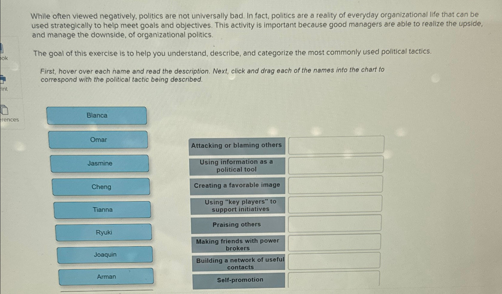 Solved While often viewed negatively, politics are not | Chegg.com