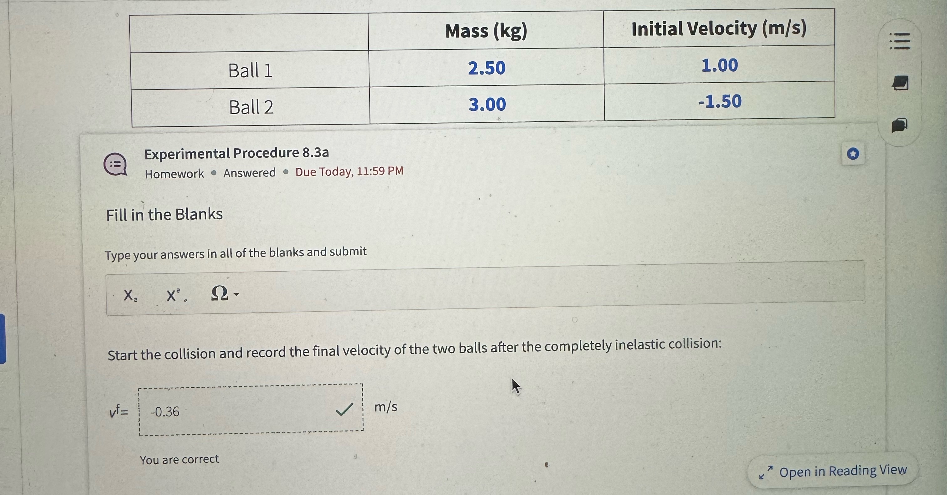 Solved Calculate the initial and final kinetic energy of the | Chegg.com