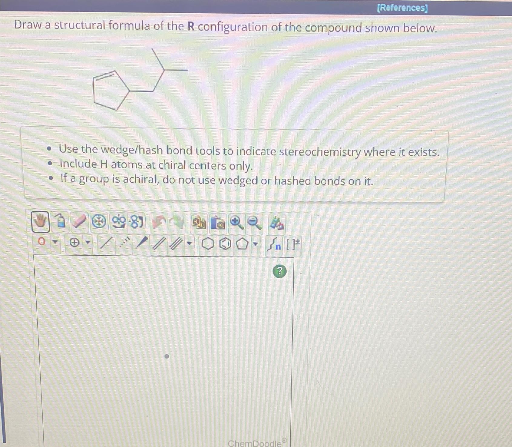 Solved [References]Draw a structural formula of the R | Chegg.com