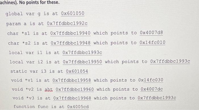 Solved III. Each of the following are worth 2 points each. | Chegg.com