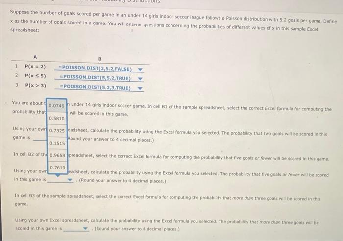 Solved Suppose the number of goals scored per game in an | Chegg.com