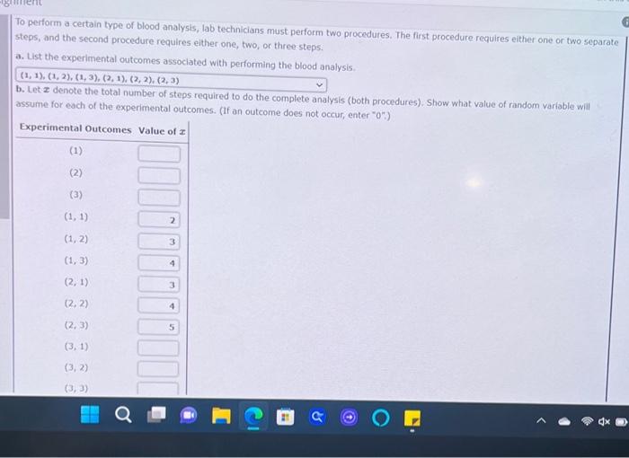 Solved To perform a certain type of blood analysis, lab | Chegg.com