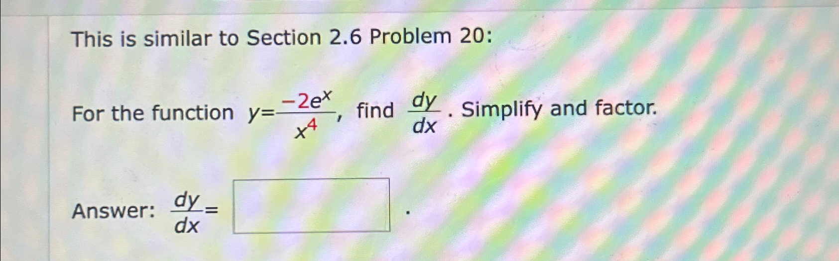 Solved This is similar to Section 2.6 ﻿Problem 20:For the | Chegg.com